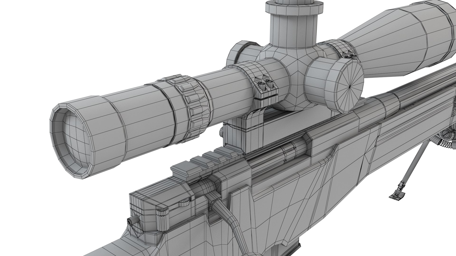 3D Awp Awm Sniper Rifle Model - TurboSquid 1571217