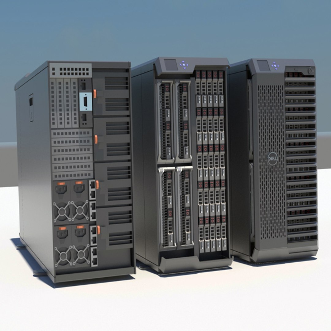 3d Dell Servers Vrtx Model
