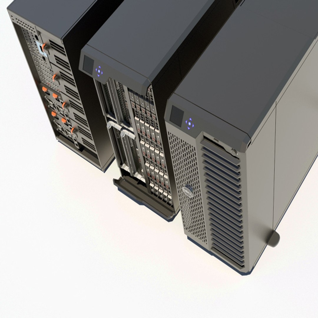 3d Dell Servers Vrtx Model