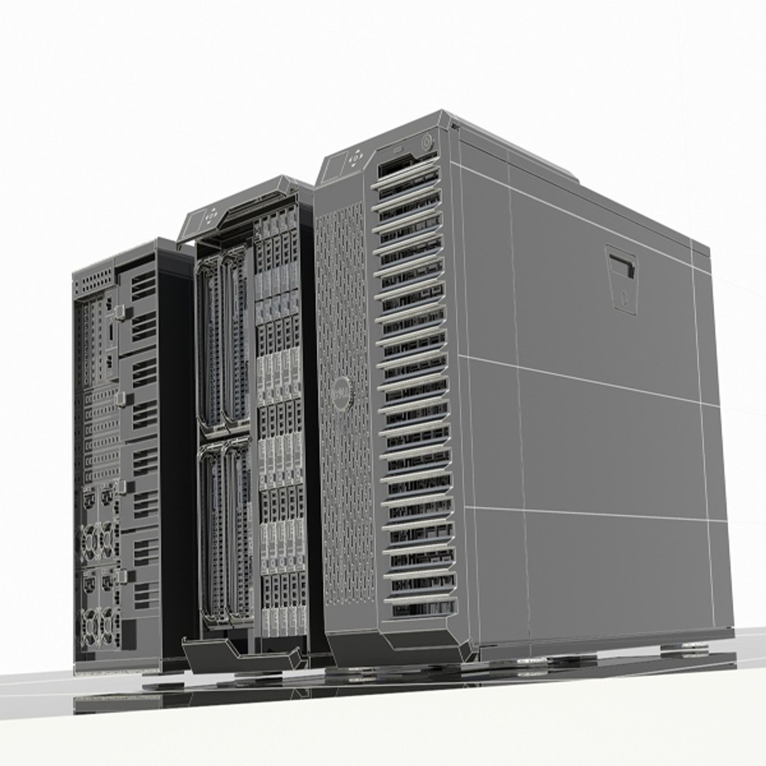 3d Dell Servers Vrtx Model