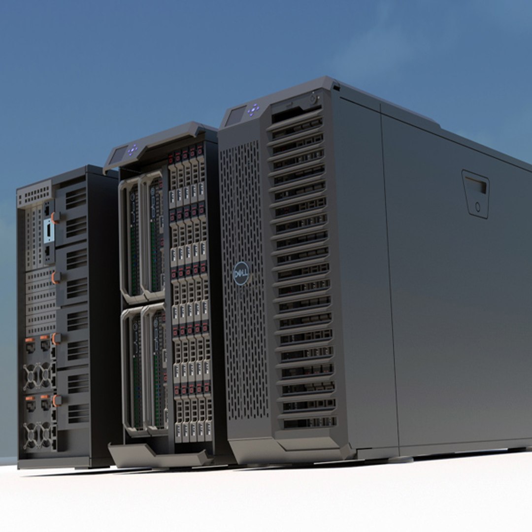 3d Dell Servers Vrtx Model