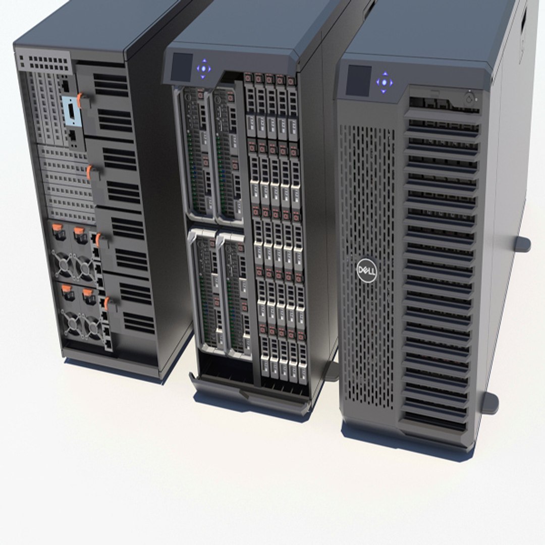 3d Dell Servers Vrtx Model