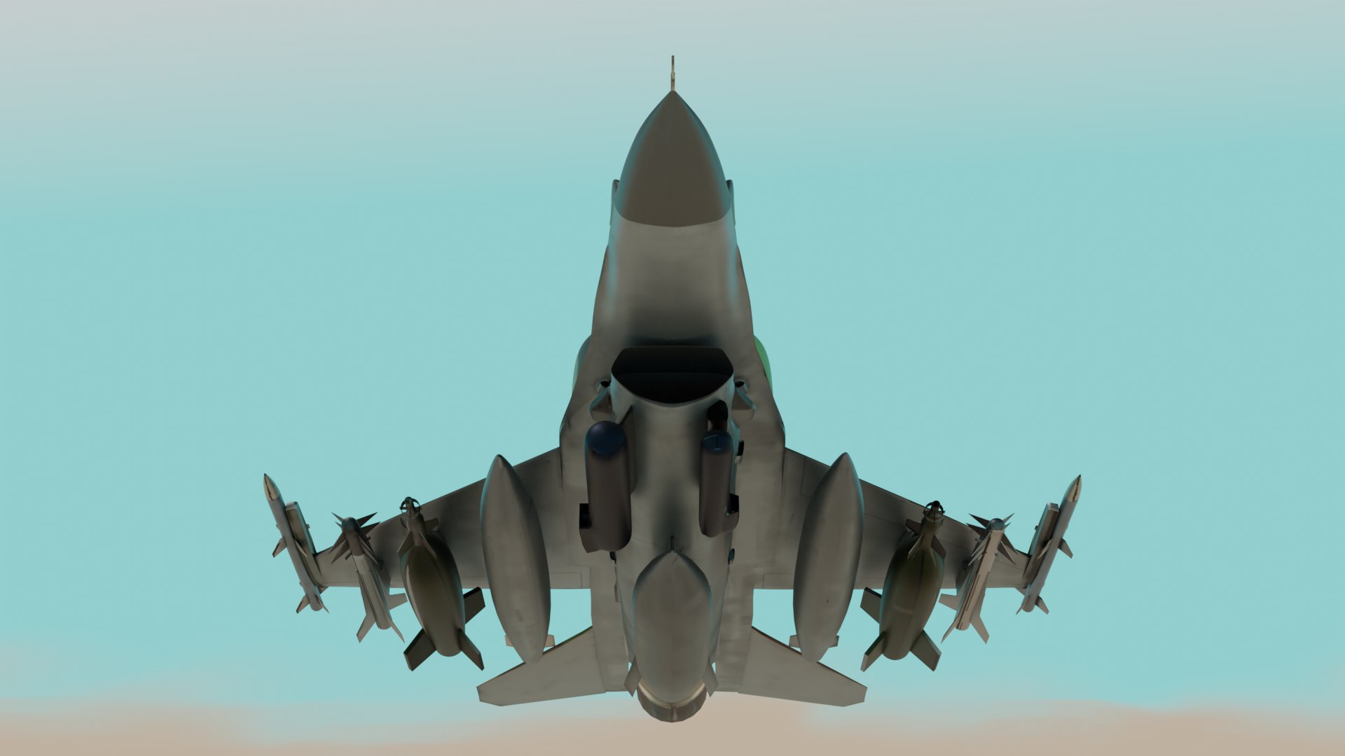 3D Falcon F16 Sufa Model - TurboSquid 2002441