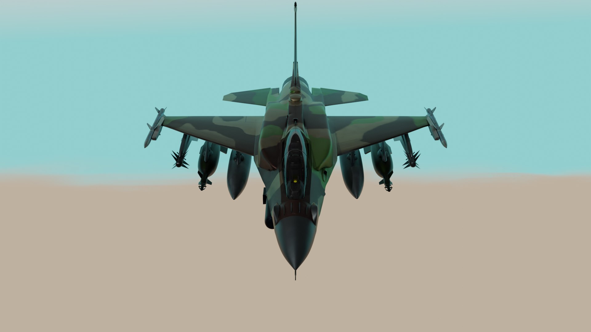 3D Falcon F16 Sufa Model - TurboSquid 2002441