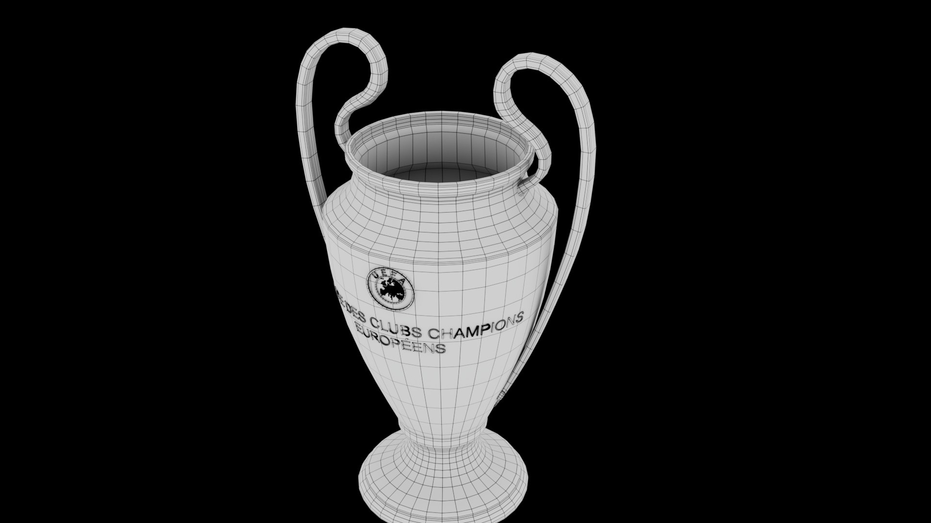 UEFA Champion League Trophy 3D - TurboSquid 2250639