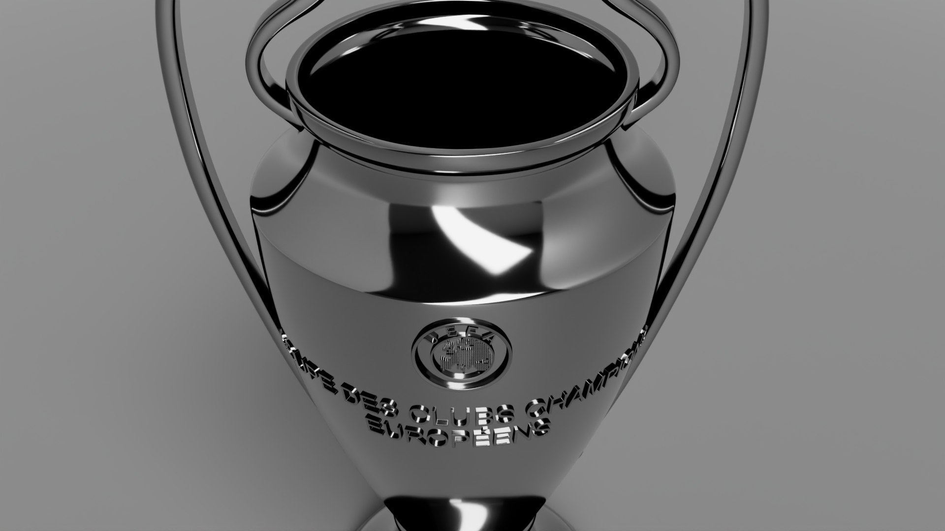 UEFA Champion League Trophy 3D - TurboSquid 2250639