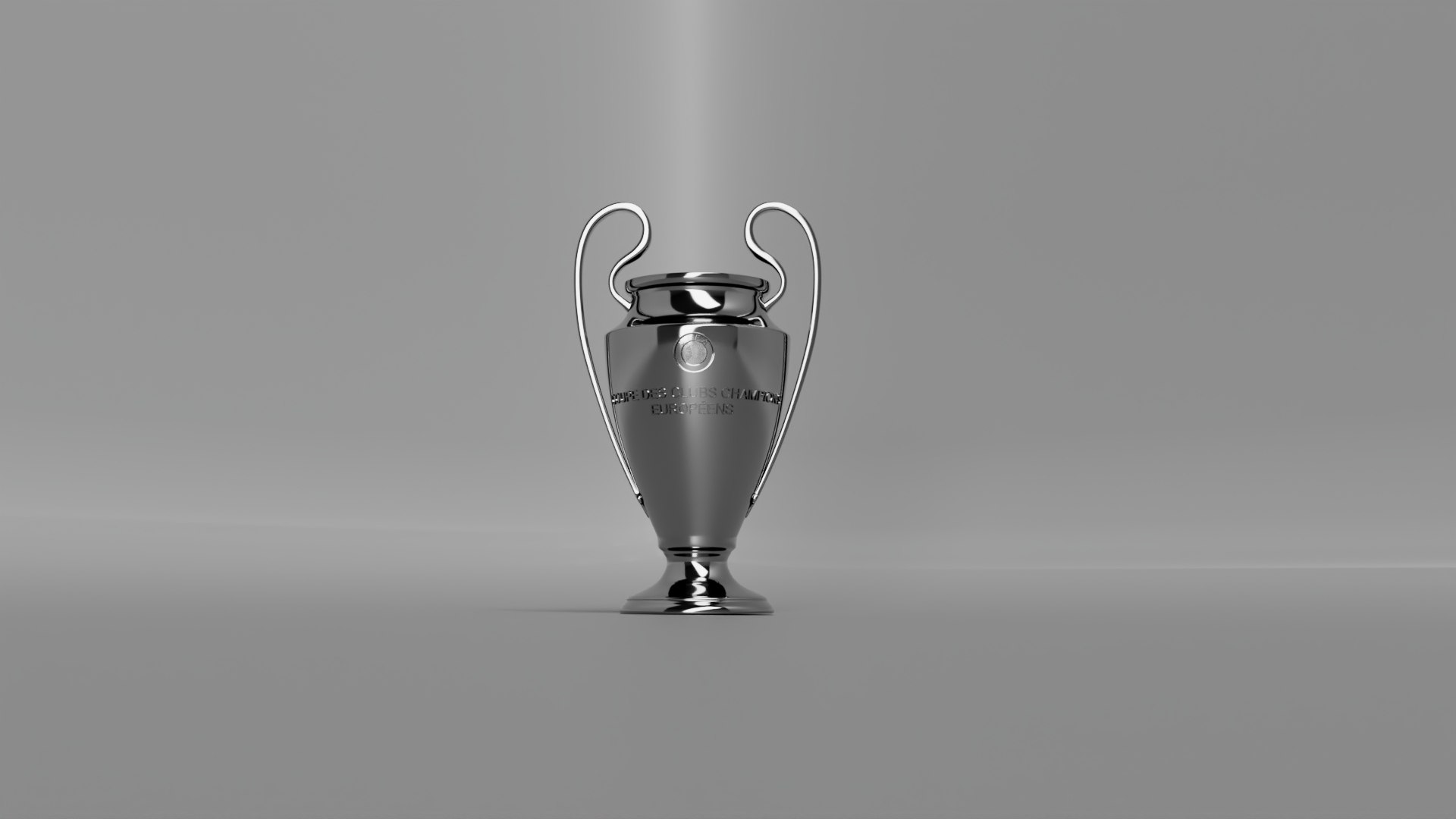 UEFA Champion League Trophy 3D - TurboSquid 2250639
