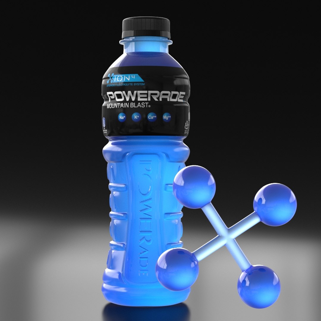 3D Beverage Bottle Powerade - TurboSquid 1401499