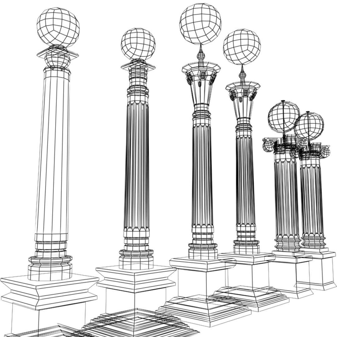 Mason Columns Obj