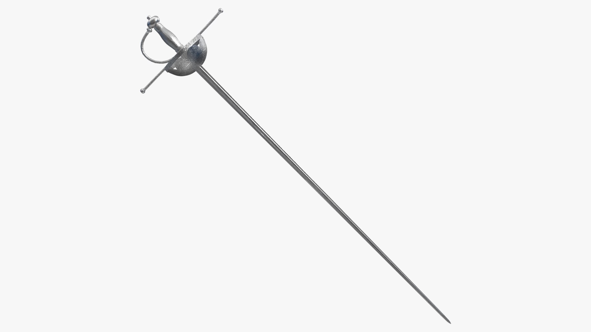 Rapier Sword 3D Model - TurboSquid 1558250