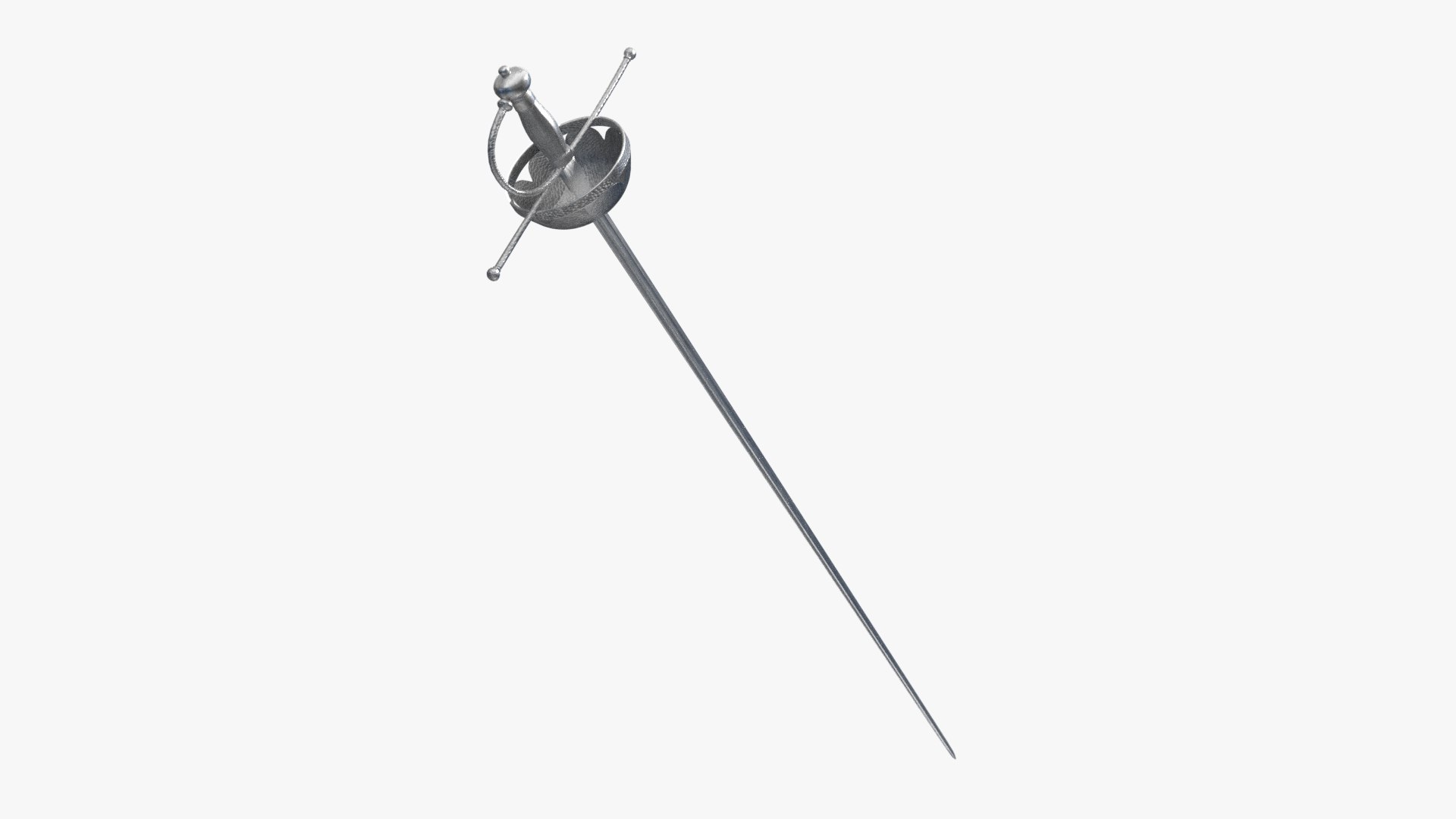Rapier Sword 3D Model - TurboSquid 1558250
