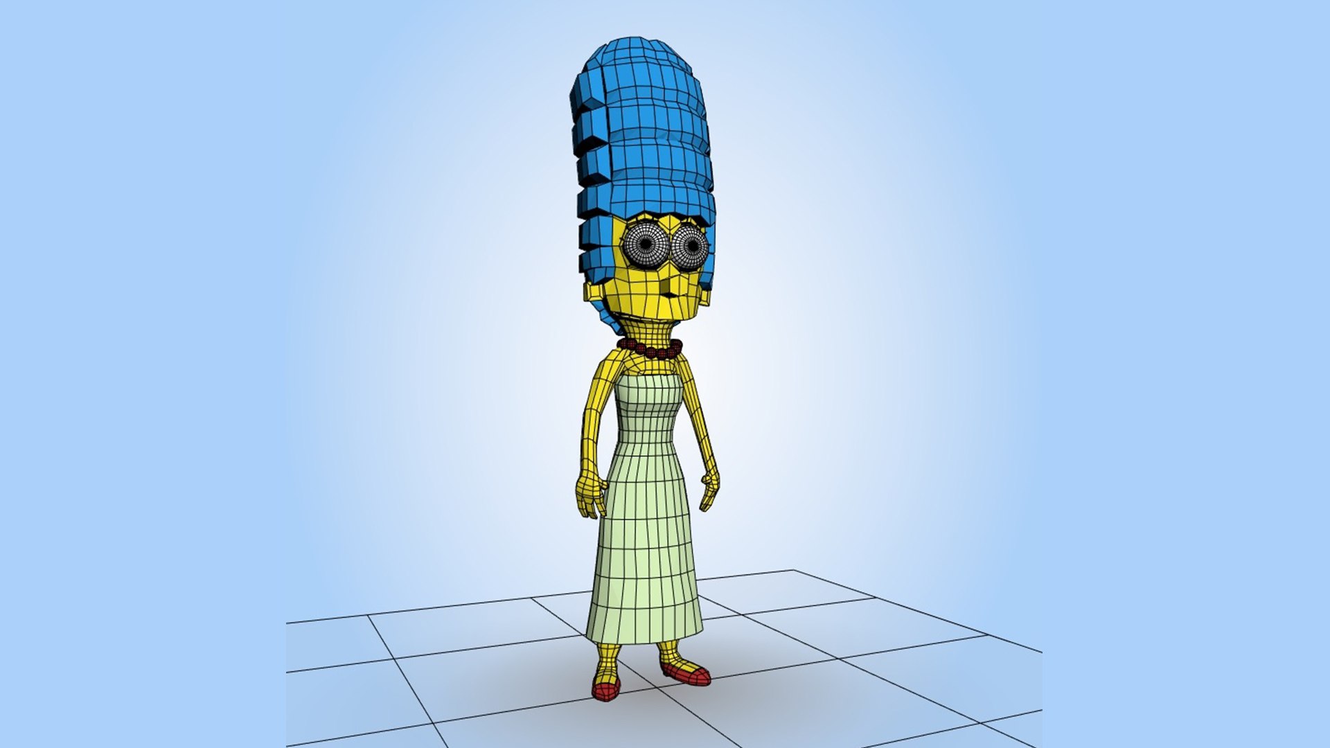 3D Model Marge Simpson - TurboSquid 2050879