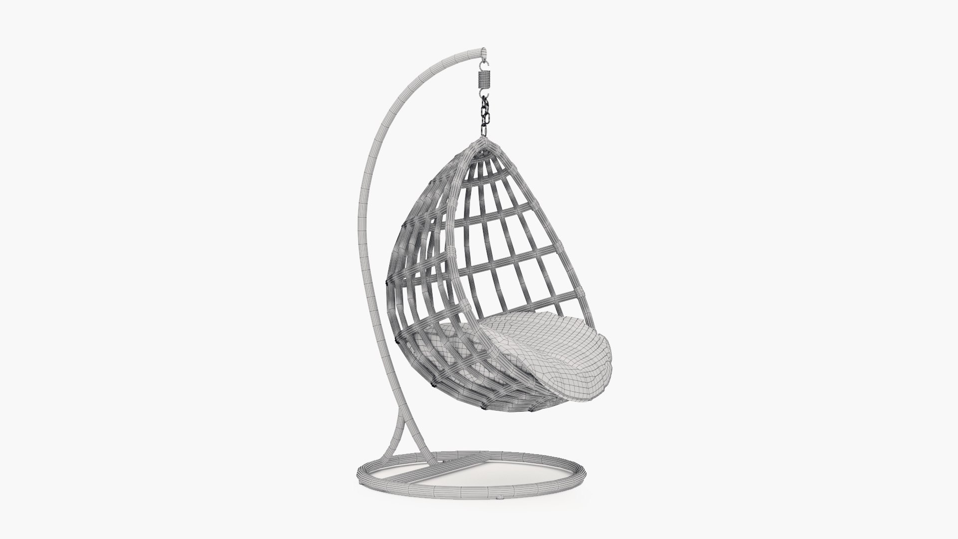 3D Hanging Chair Model - TurboSquid 1680577