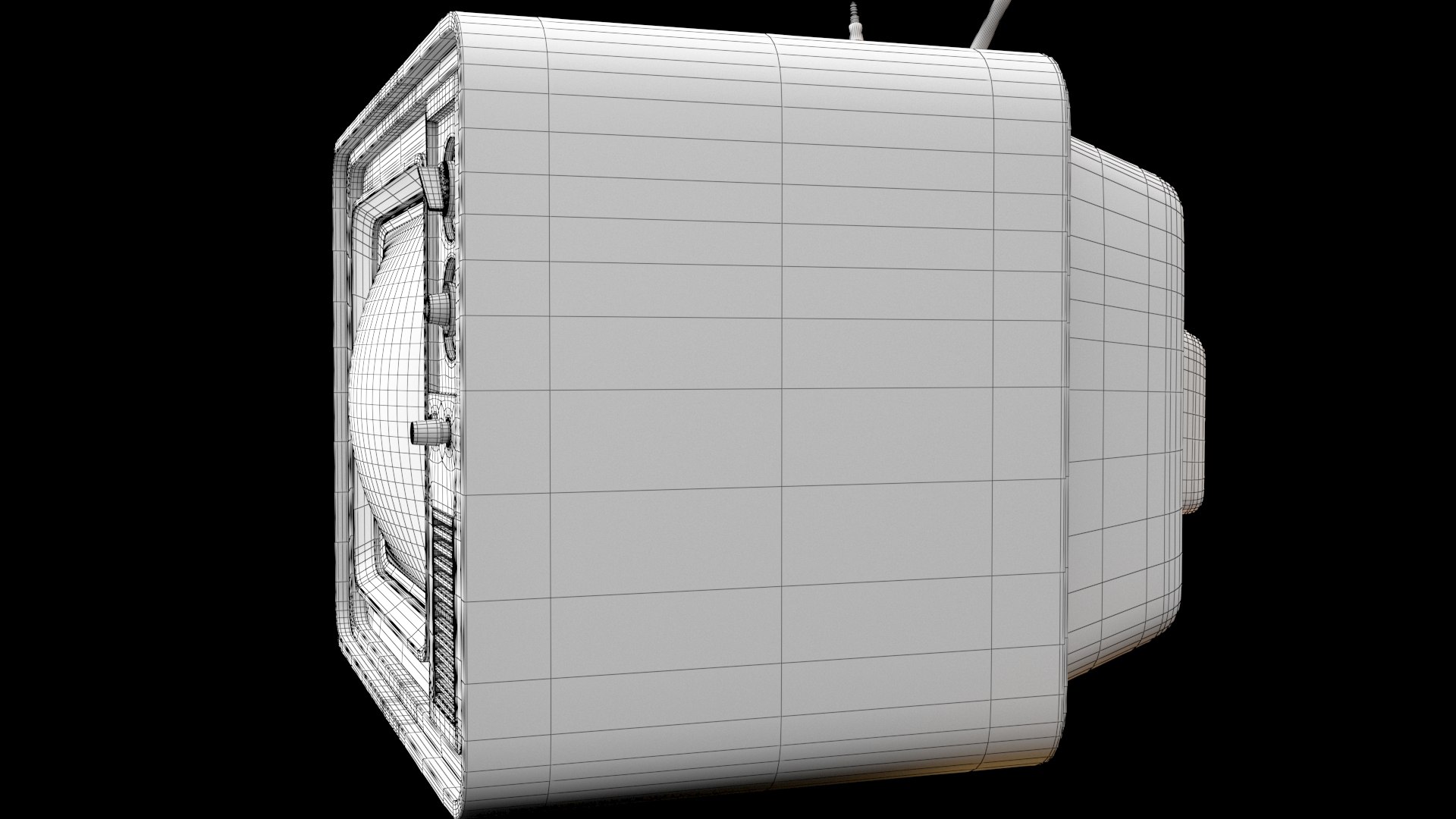 3D Old Retro CRT TV Model - TurboSquid 2328724