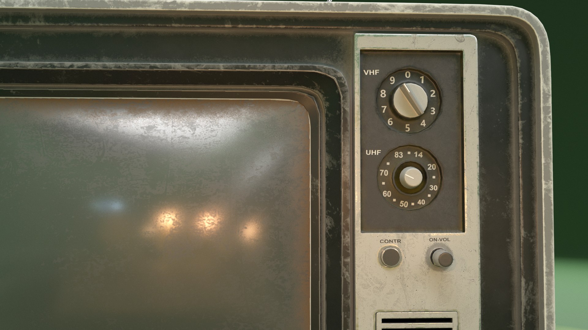 3D Old Retro CRT TV Model - TurboSquid 2328724