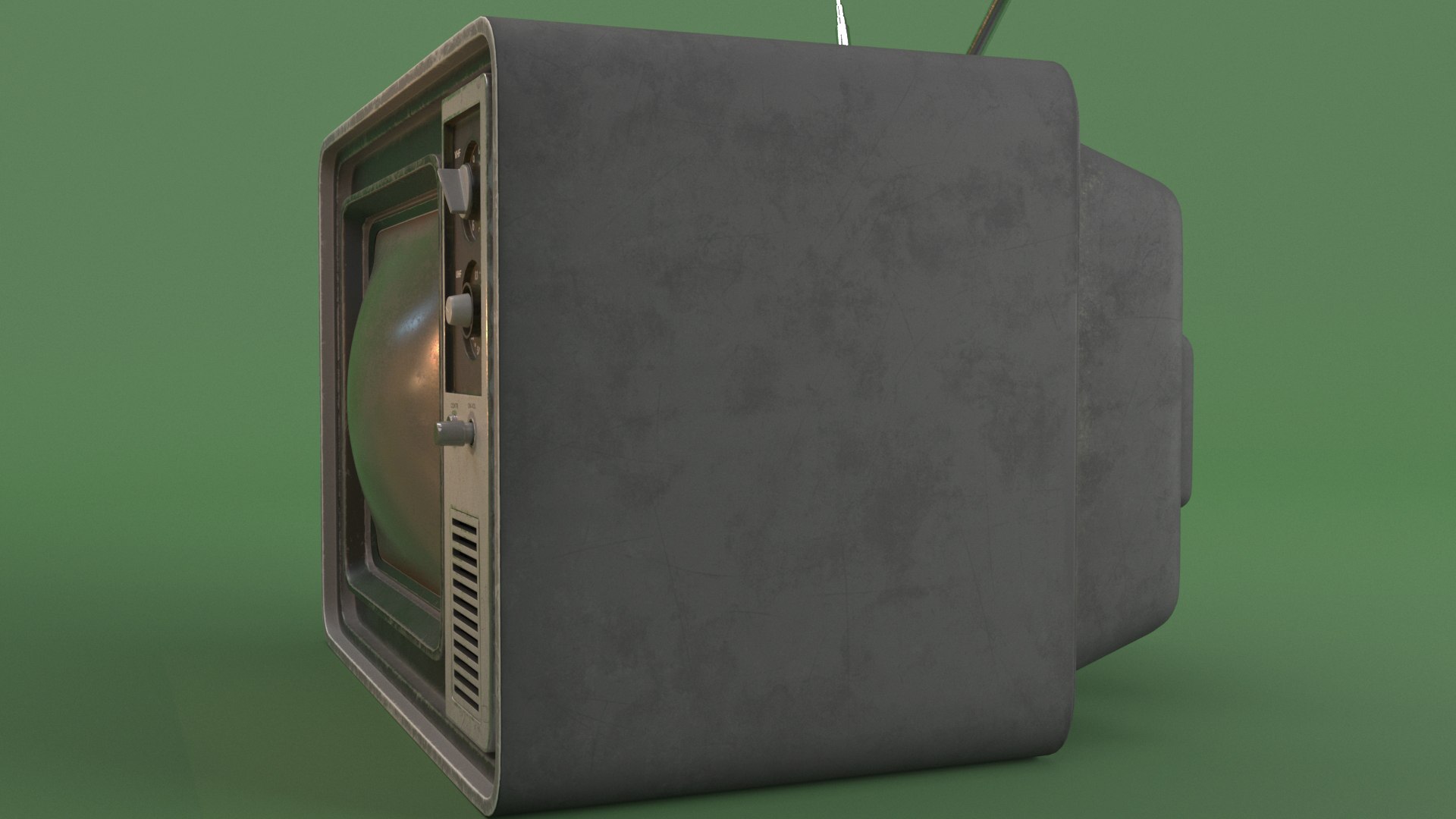 3D Old Retro CRT TV Model - TurboSquid 2328724