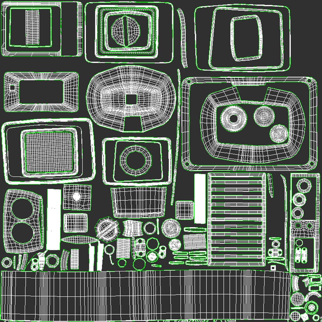 3D Old Retro CRT TV Model - TurboSquid 2328724