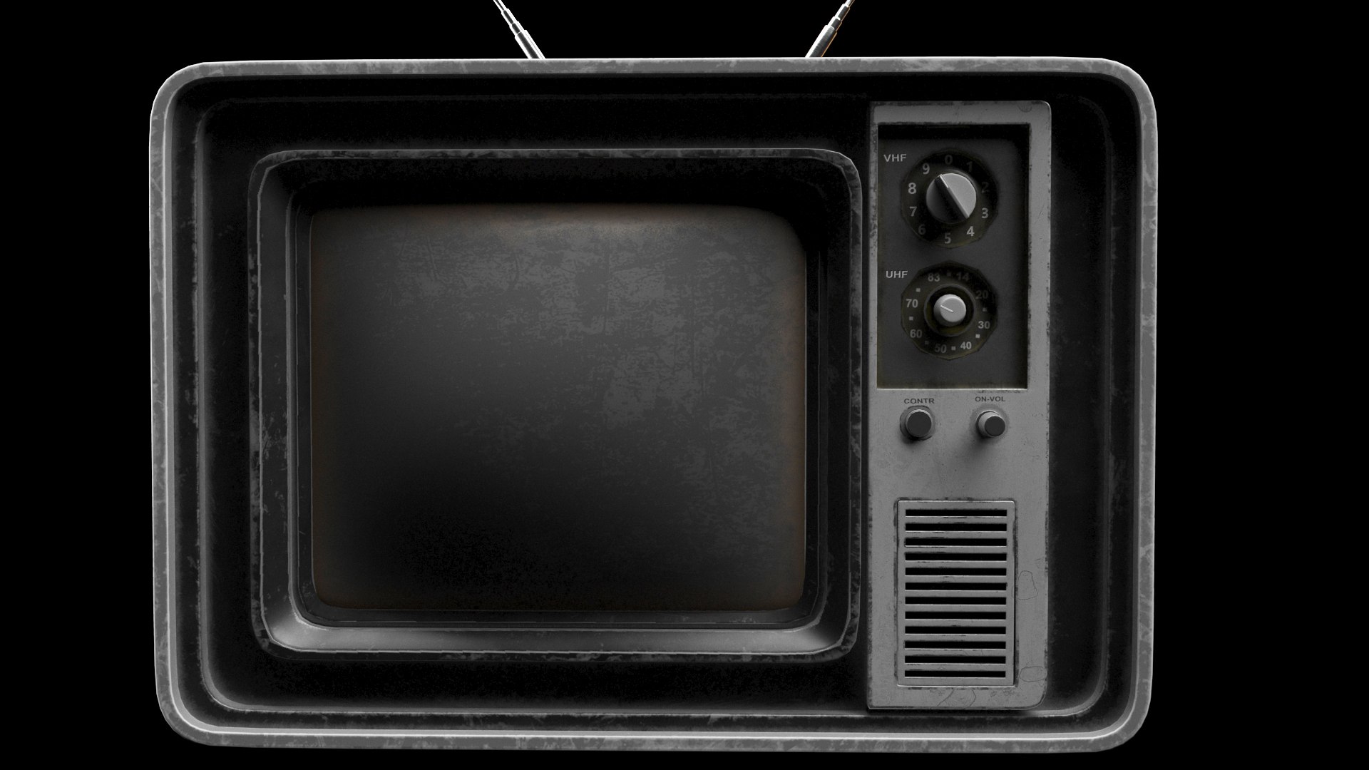 3D Old Retro CRT TV Model - TurboSquid 2328724