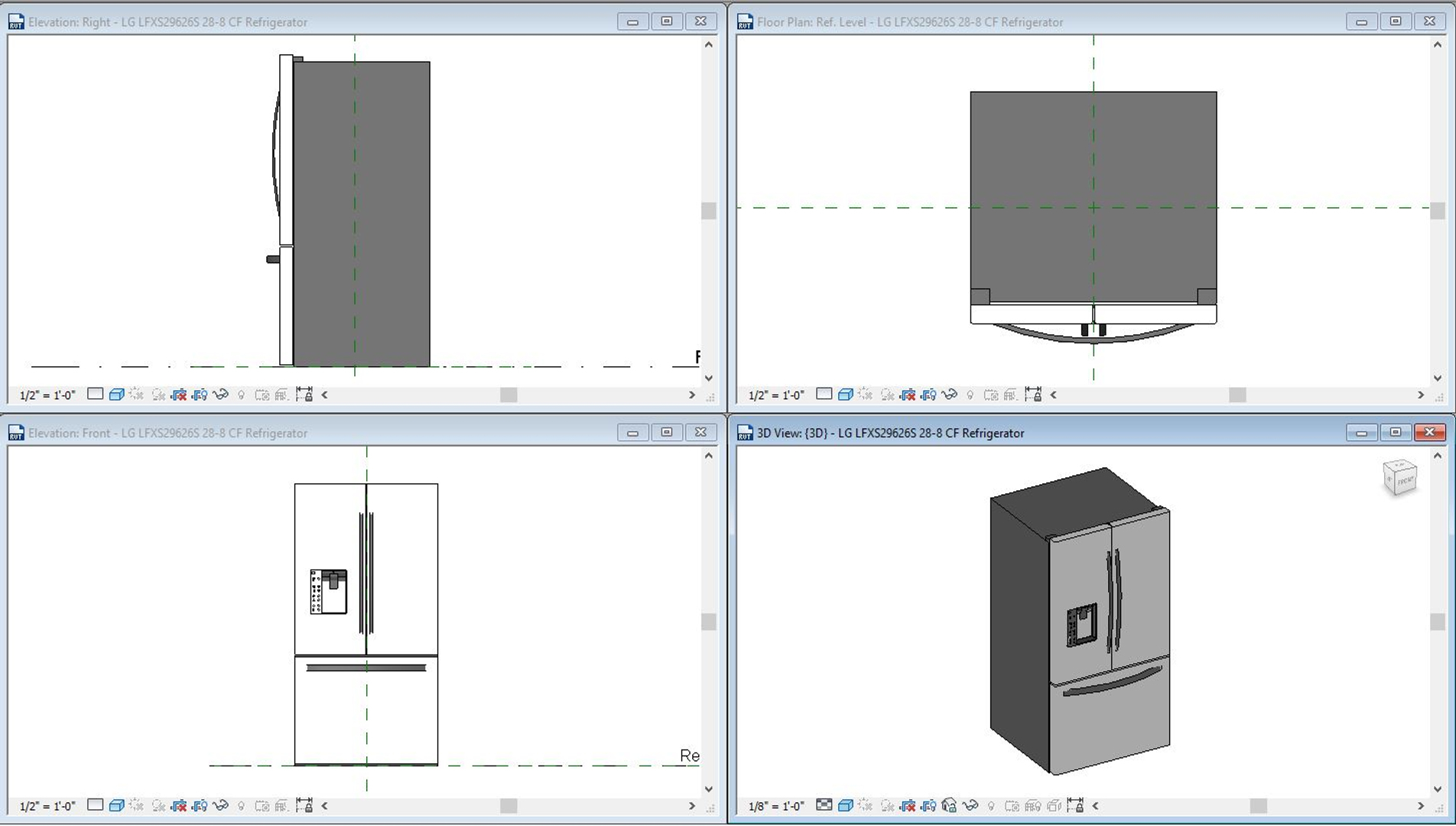 free rfa mode french door refrigerator