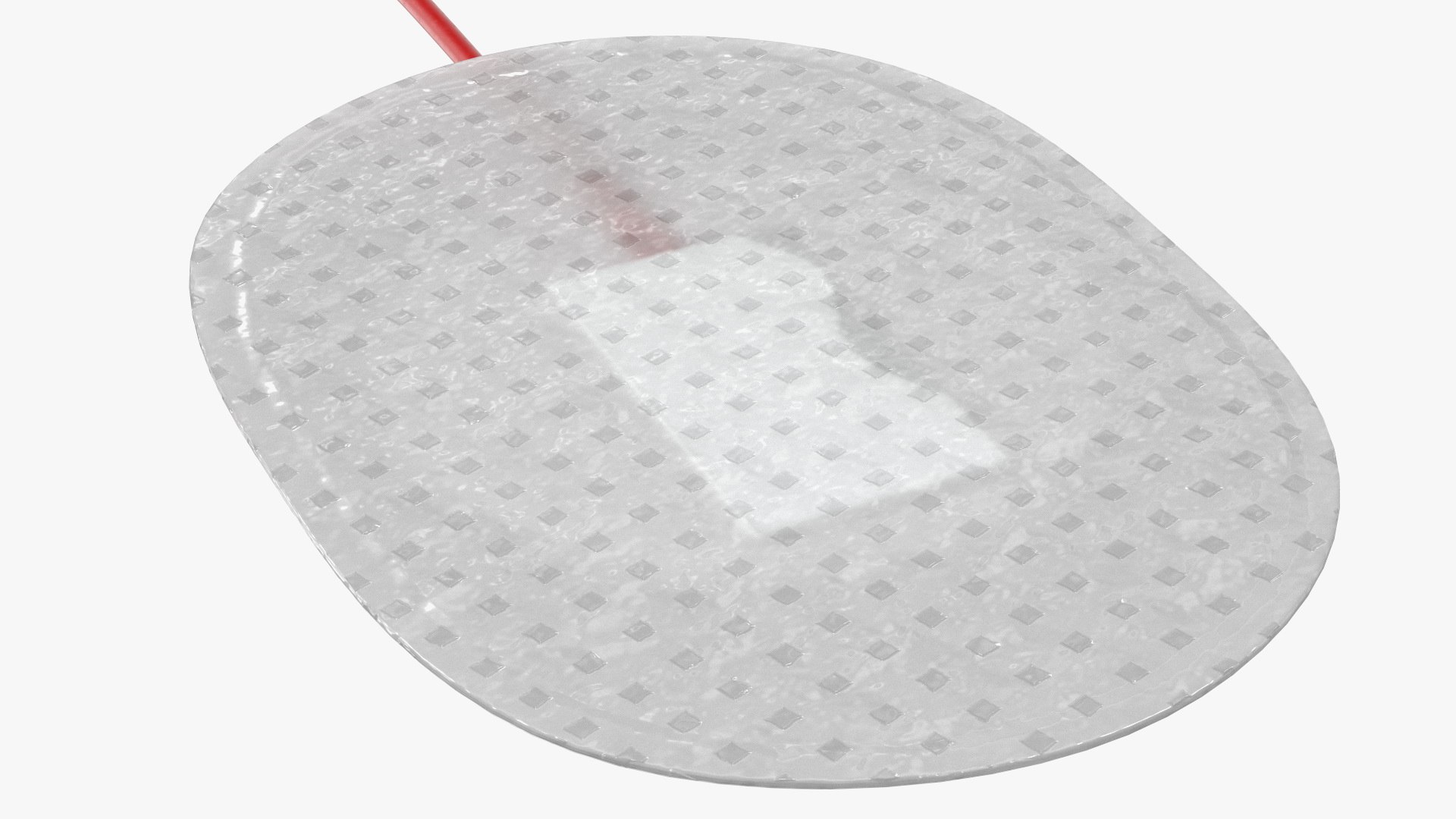 3D Model Rolled Red Wire With Surface Electrode - TurboSquid 2151618