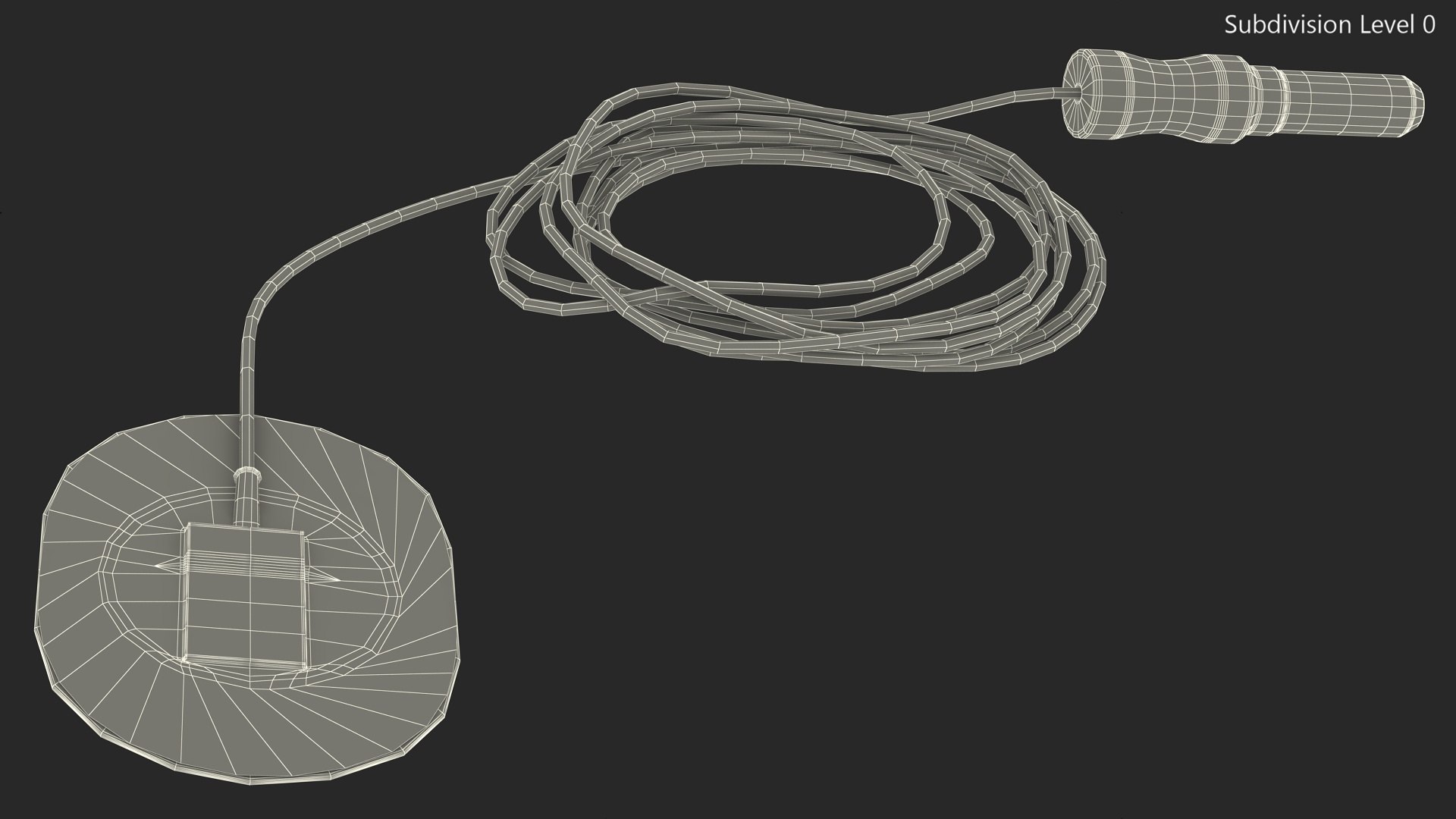 3D Model Rolled Red Wire With Surface Electrode - TurboSquid 2151618