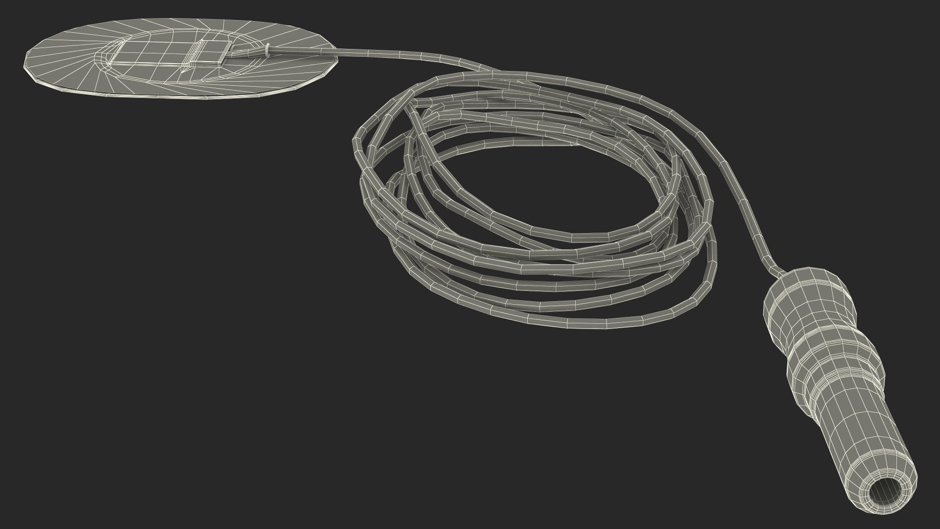 3D Model Rolled Red Wire With Surface Electrode - TurboSquid 2151618