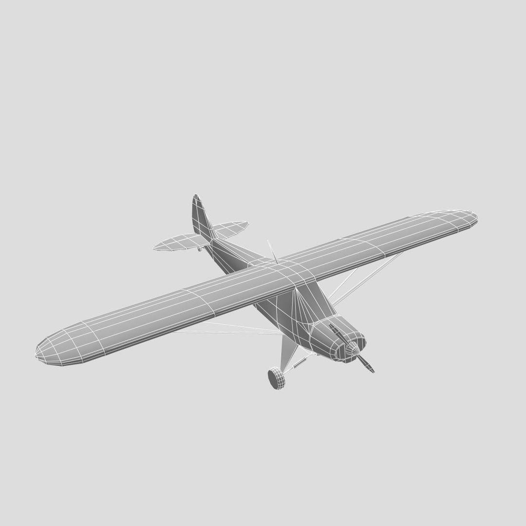 3d piper super cub