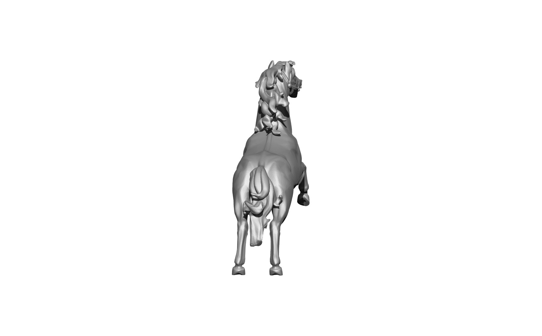 Animal Horse Head Mane Muscles 3D - TurboSquid 2132495