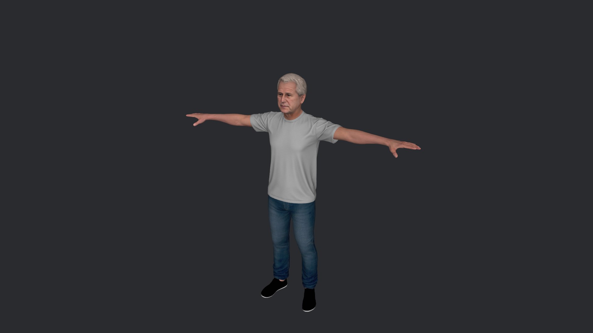 3D George-W-Bush Hyper Realistic Full Body Fully Rigged 3D Character ...