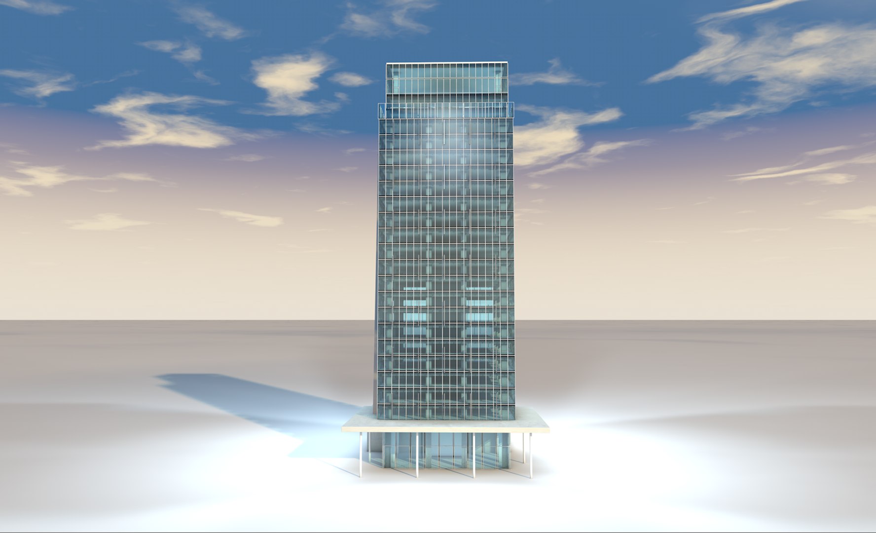 3D Skyscraper Building Model - TurboSquid 1226019