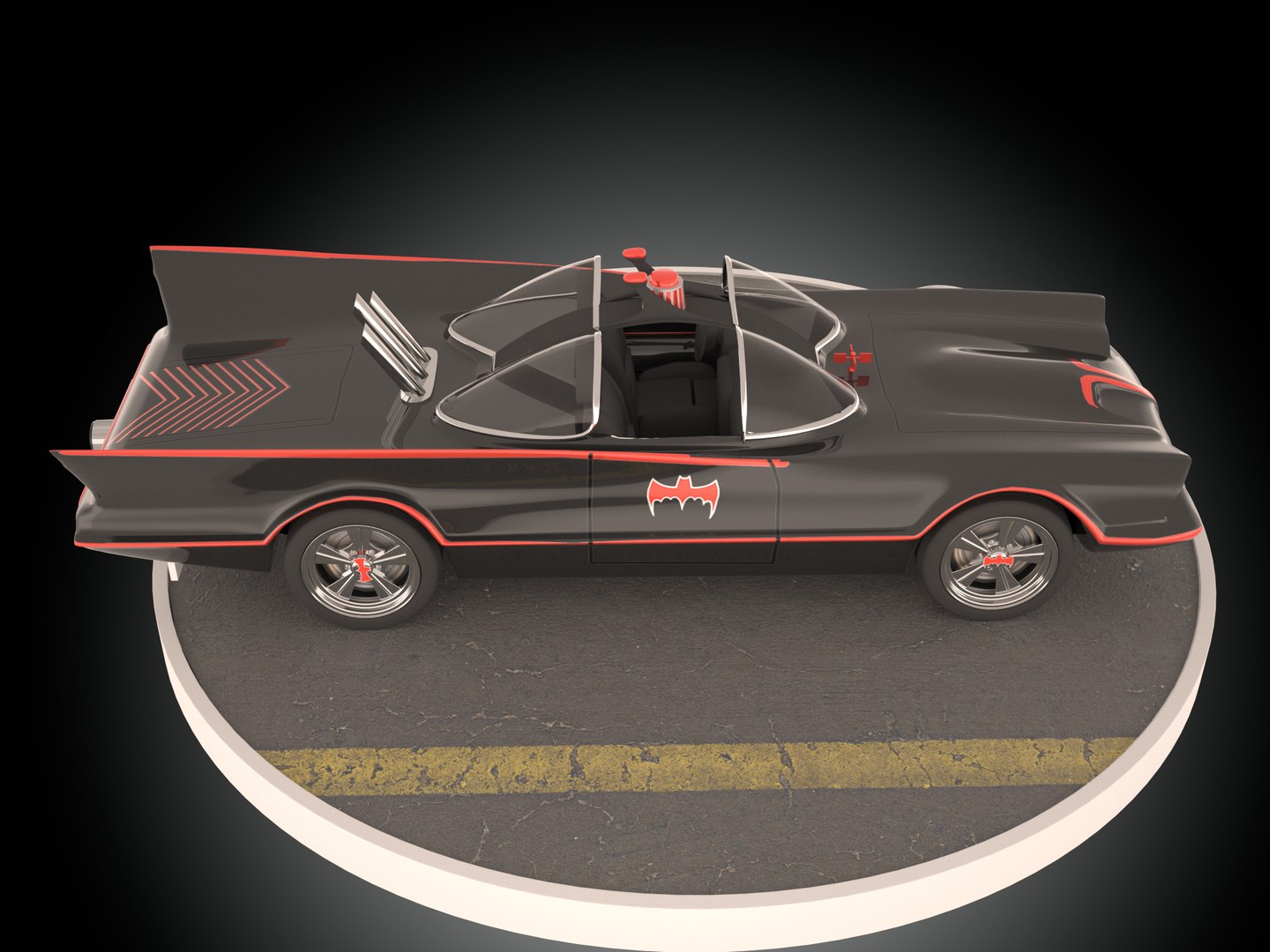 Batmobile 1966 3D - TurboSquid 2319853
