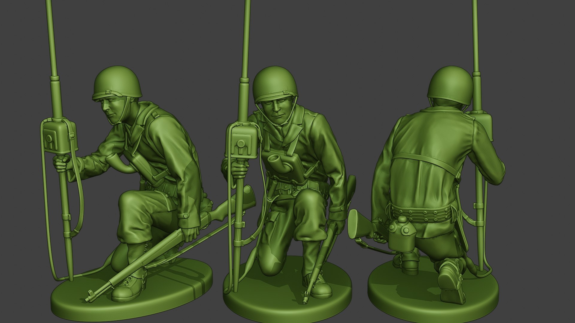 3D american soldier ww2 engineer model - TurboSquid 1621251