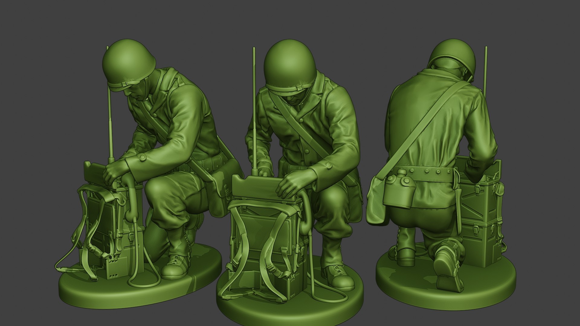 3D american soldier ww2 engineer model - TurboSquid 1621251