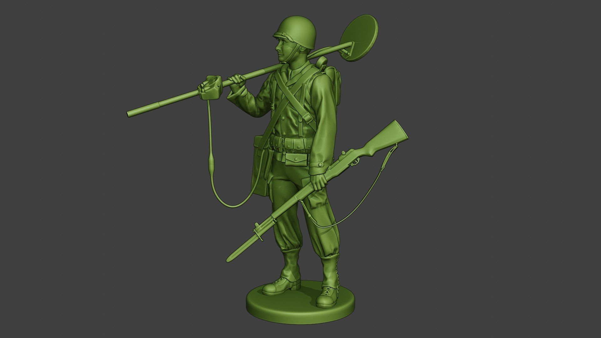 3D american soldier ww2 engineer model - TurboSquid 1621251