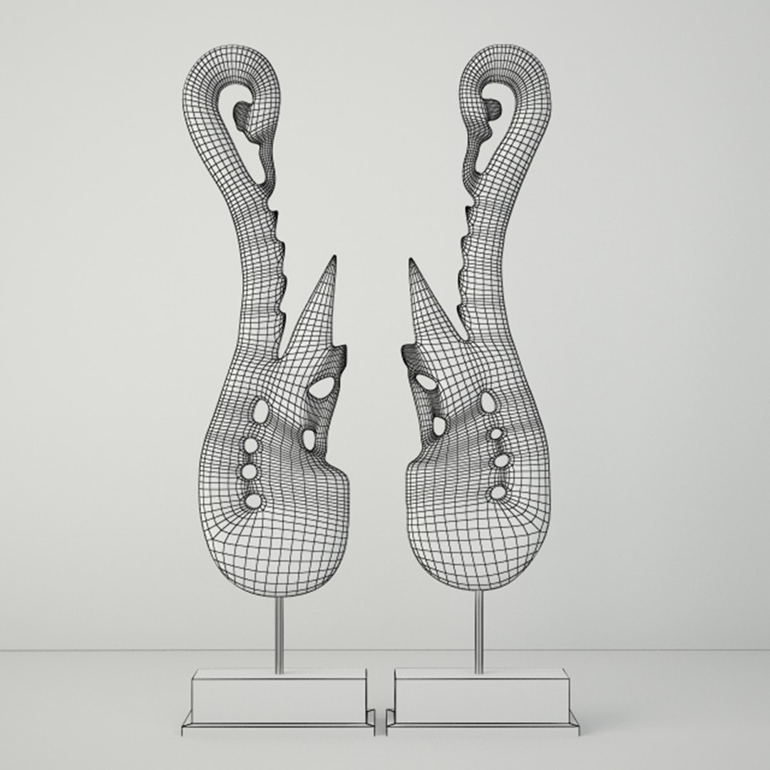 Wood Thai Naga Model - TurboSquid 1202139