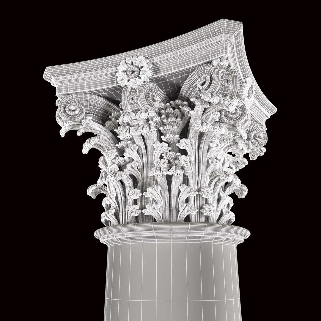 Corinth Column 3d 3ds