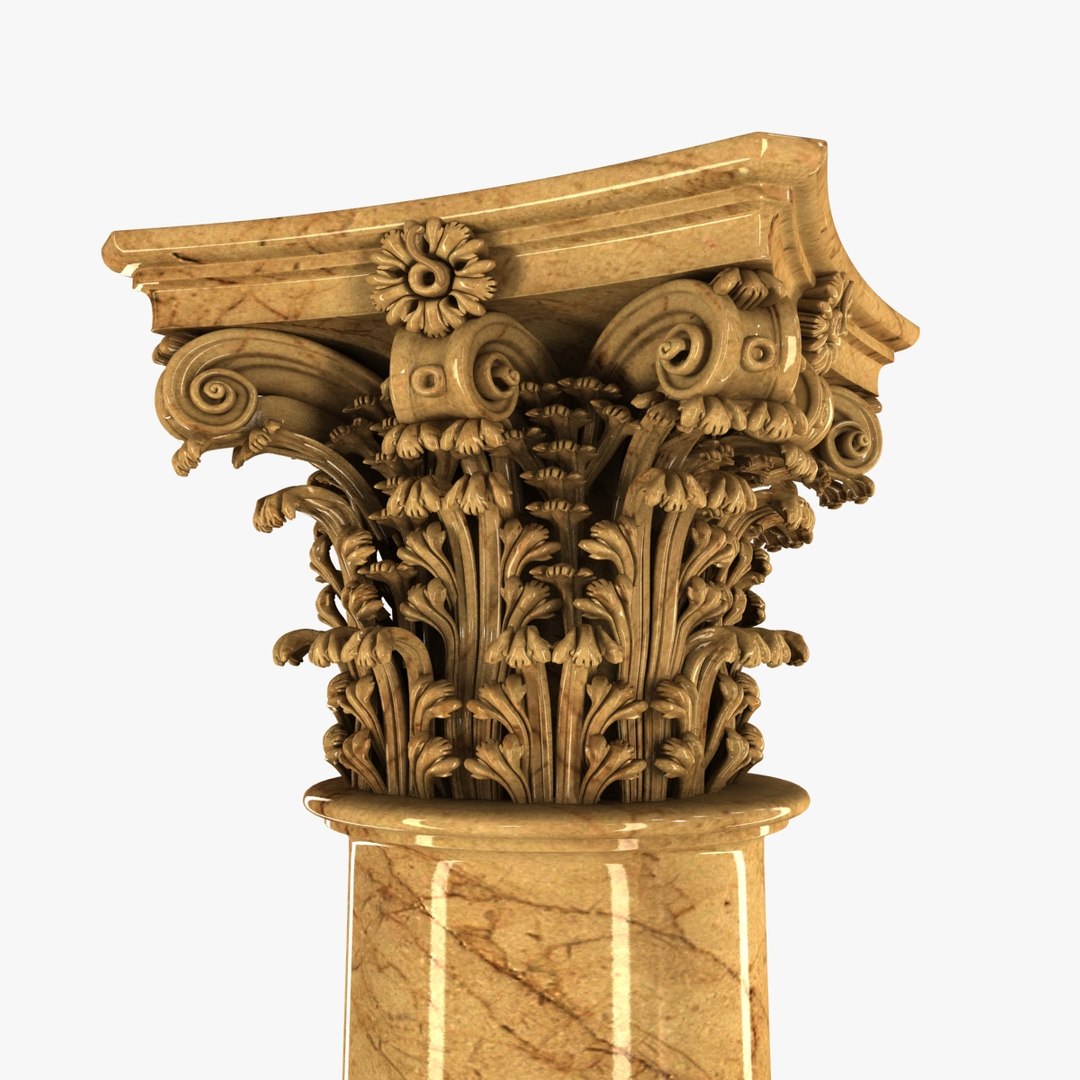Corinth Column 3d 3ds
