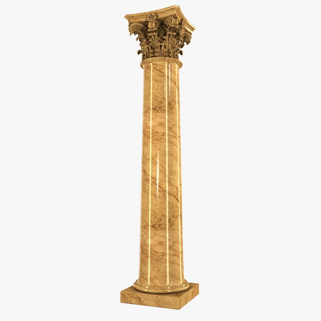 Corinth Column 3d 3ds