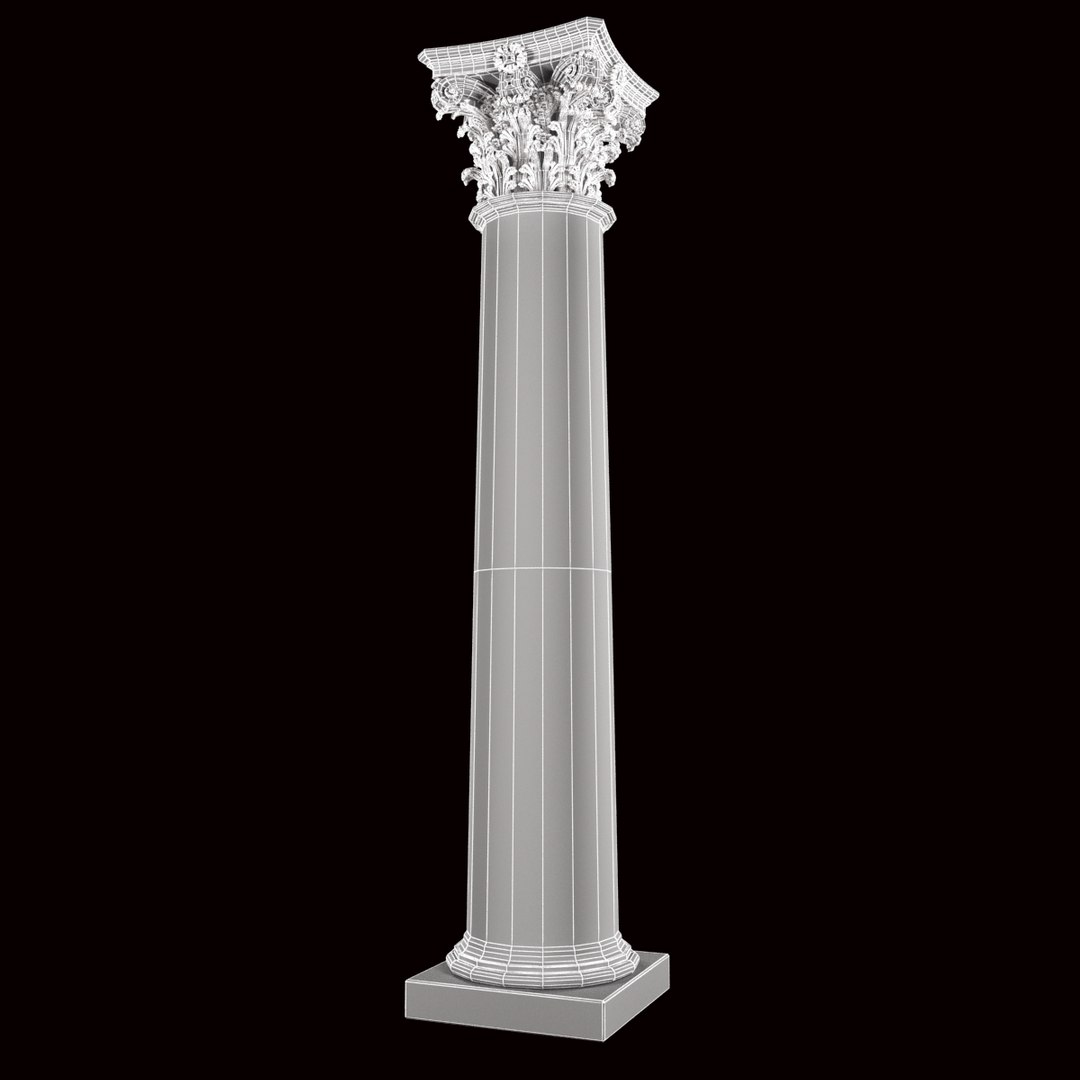 Corinth Column 3d 3ds