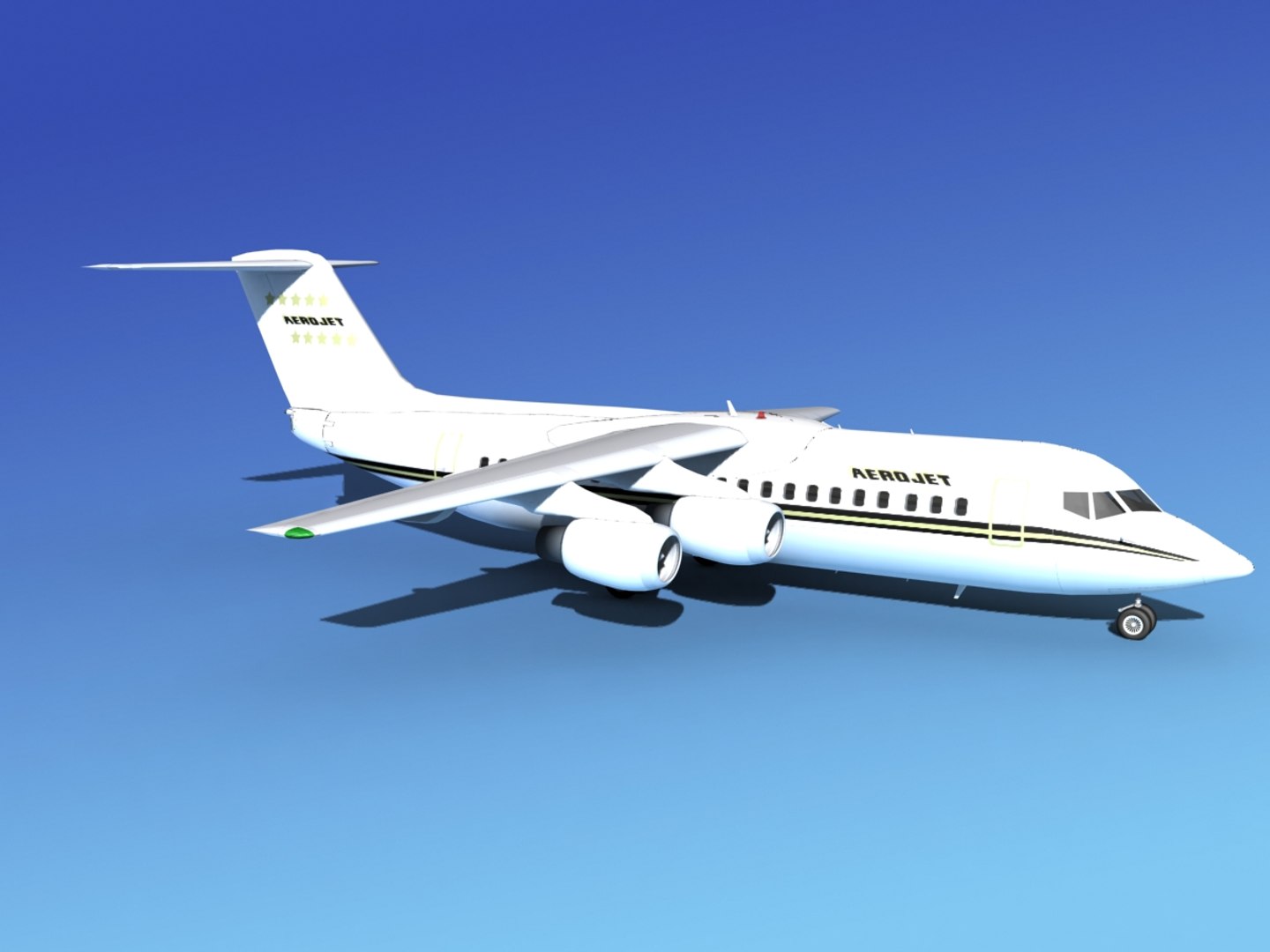 Bae 146 Jet 3d Max