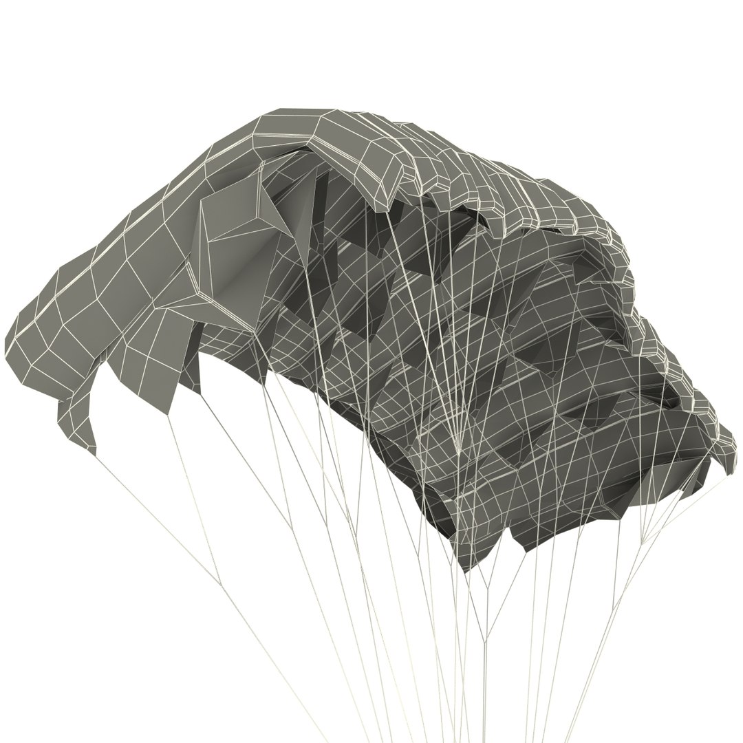 3d Parachute V2 Model
