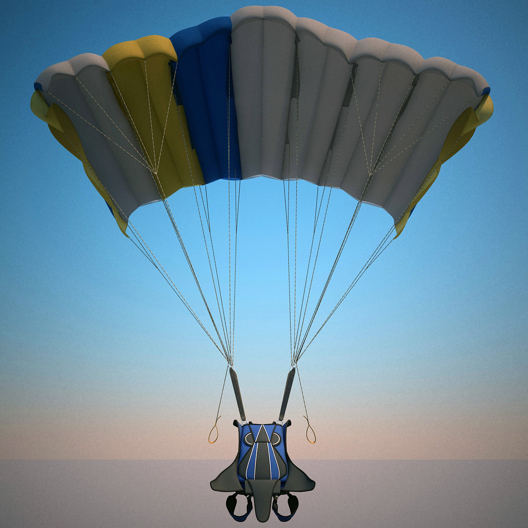 3d parachute v2 model