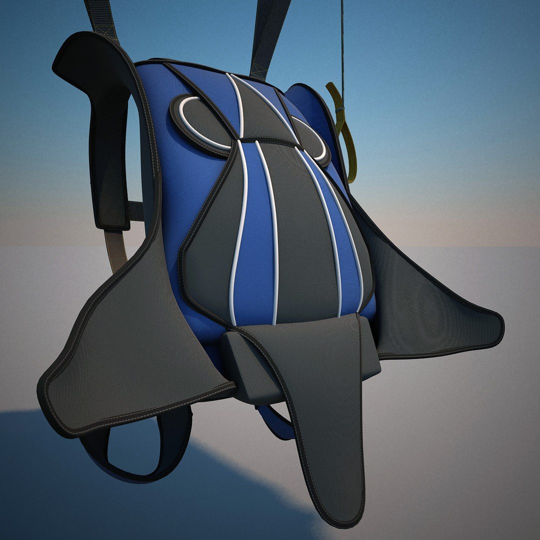 3d Parachute V2 Model