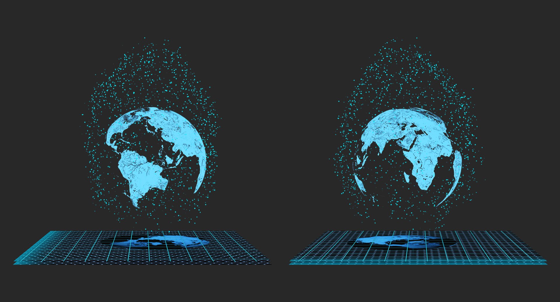 3D Earth Planet Hologram Model - TurboSquid 1419682