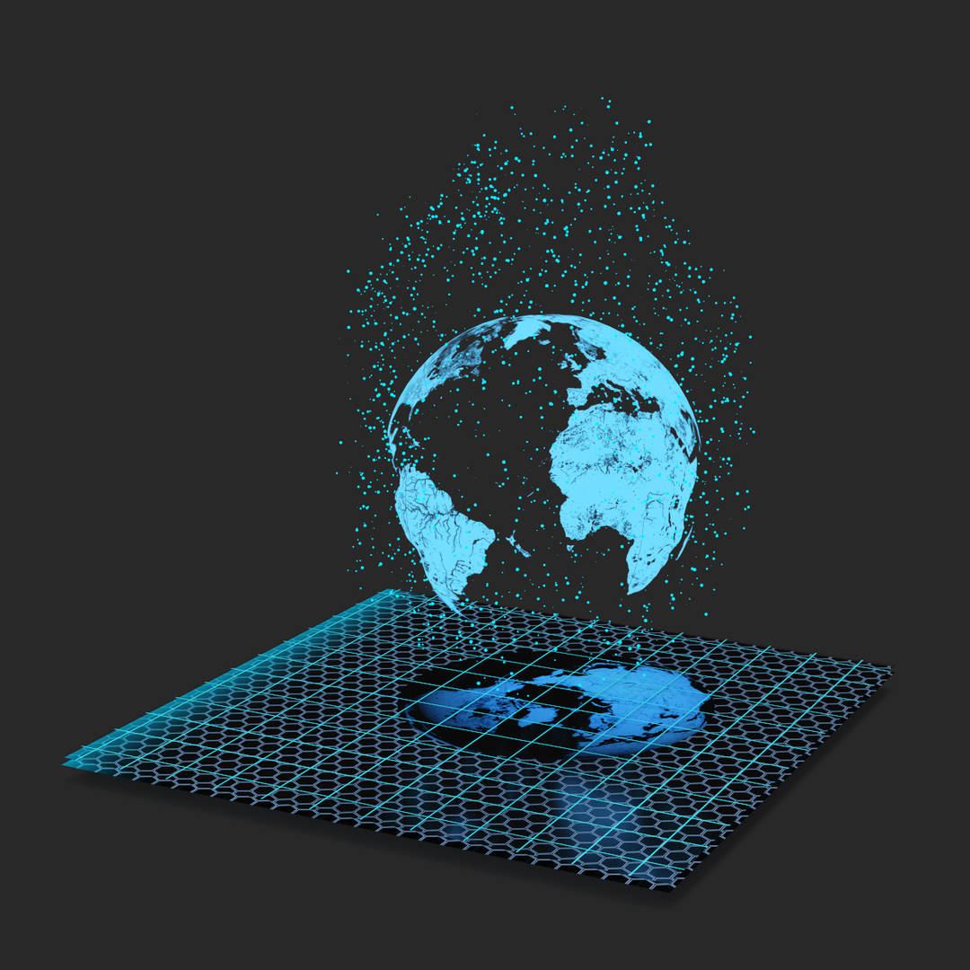 3D Earth Planet Hologram Model - TurboSquid 1419682