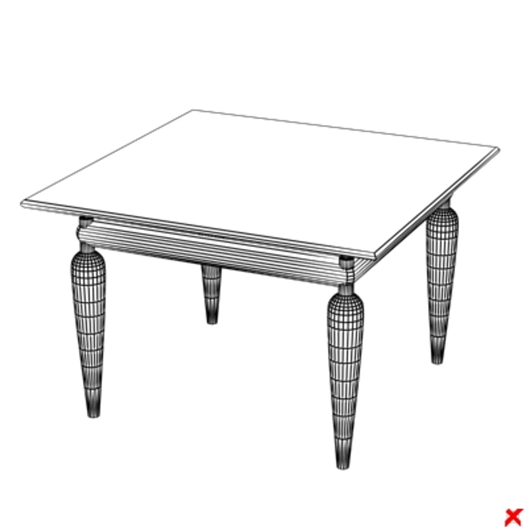 Free Table Cocktail 3d Model