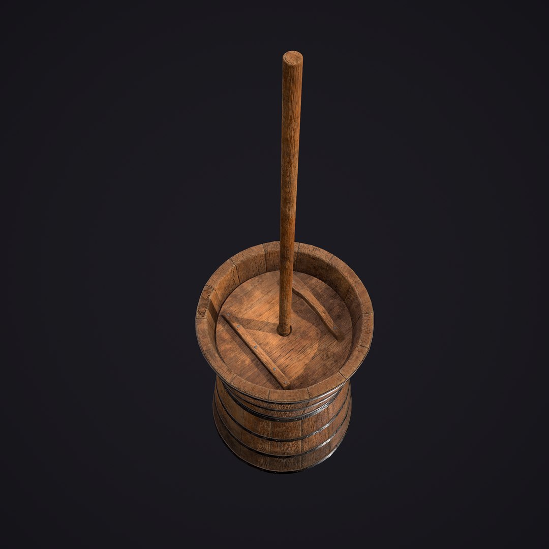 Butter churn 3D model - TurboSquid 1600011