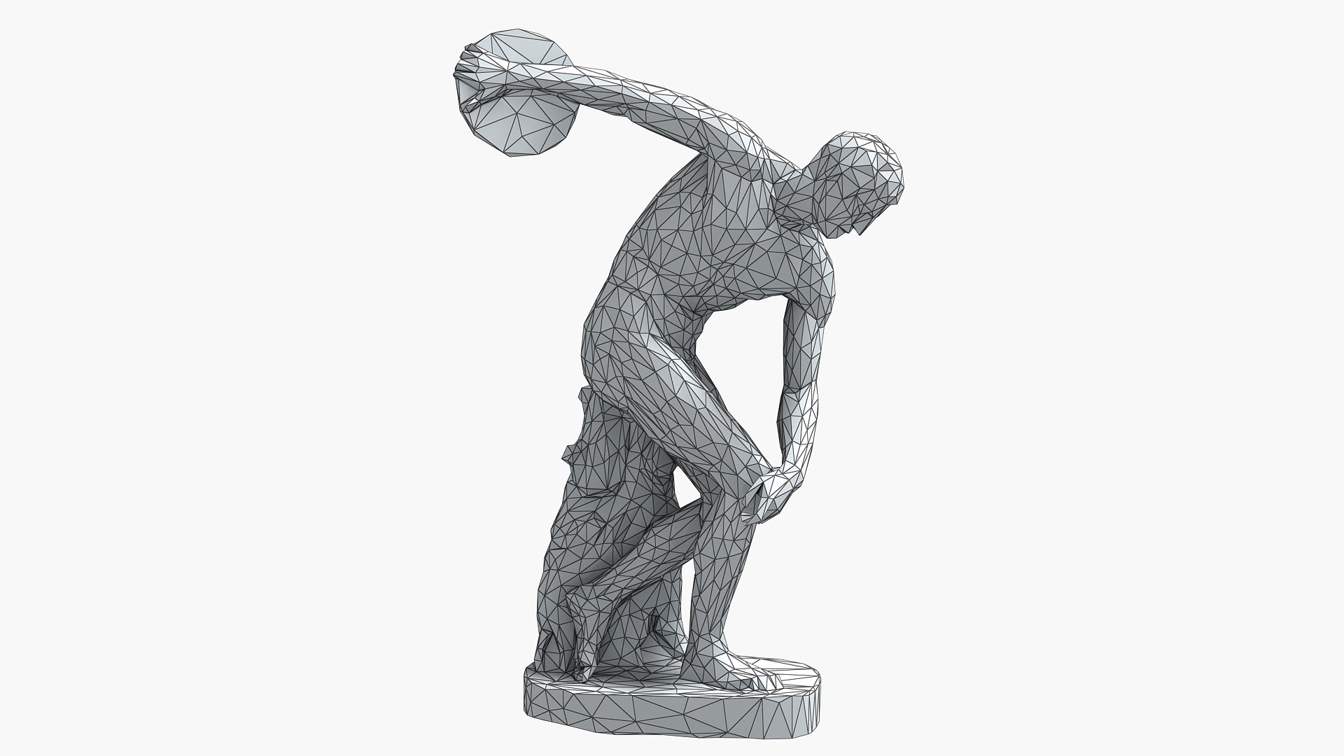 Statue Discobolus 3D - TurboSquid 1667807