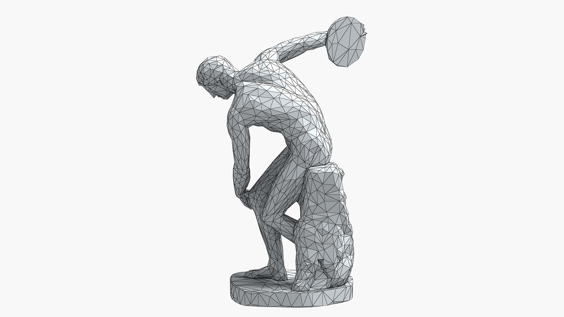 Statue Discobolus 3D - TurboSquid 1667807