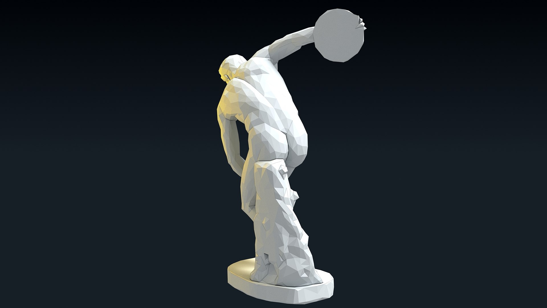 Statue Discobolus 3D - TurboSquid 1667807